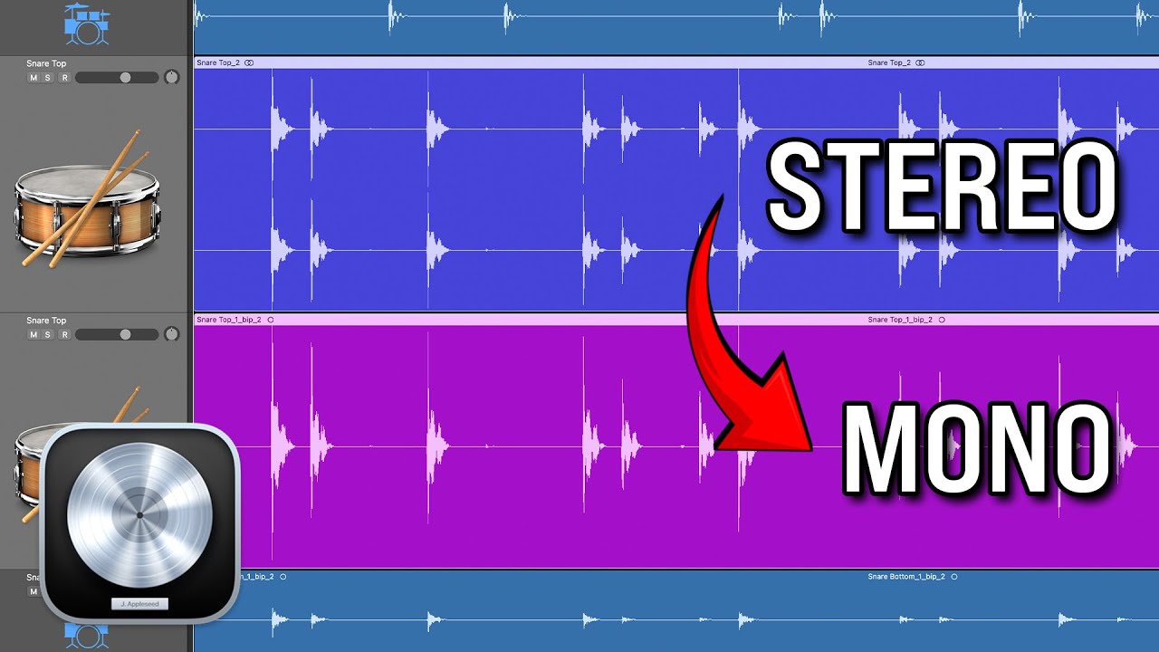 Why (and how to) convert STEREO to MONO? (Logic Pro 11)