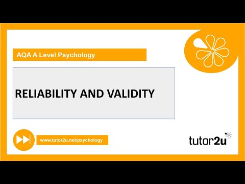 Reliability and Validity Explained | Research Methods | A-Level Psychology