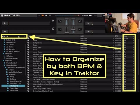 How to Organize by both BPM & Key in Traktor Tutorial