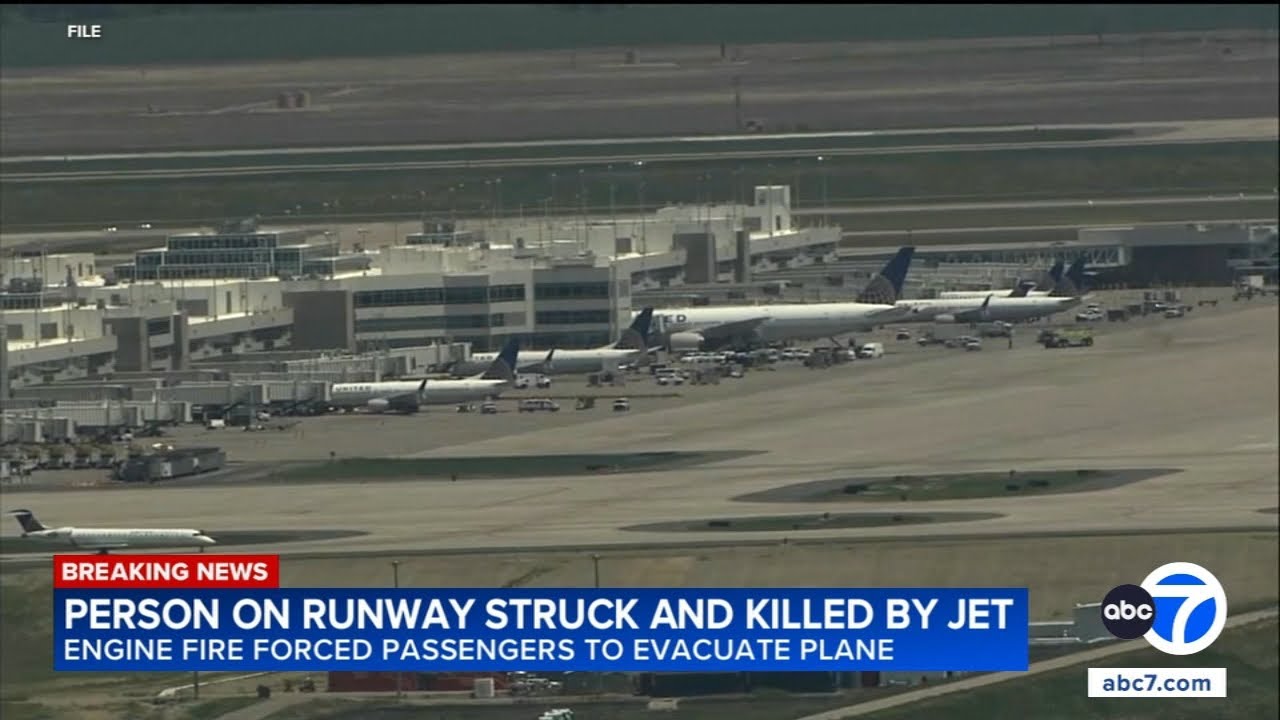 Audio captures communications as Frontier Airlines jet hits person on runway at Denver airport