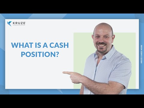 What is a cash position?