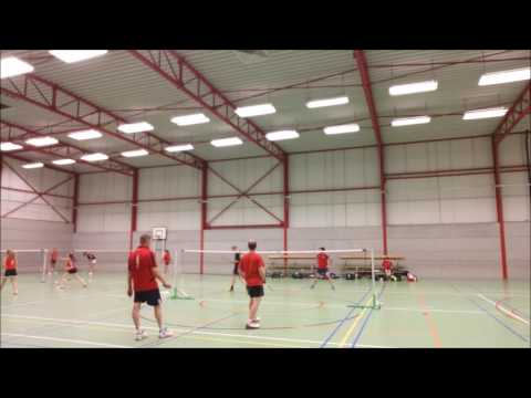 Making an ace with........badminton