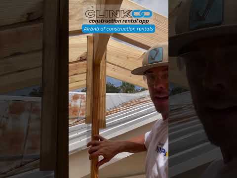 How to brace a ridge beam #diy #constructionlife #contractor #buildingconstruction #framing #tools