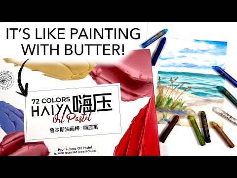 Testing Paul Ruben's NEW Oil Pastels! It's Like Painting With Butter!