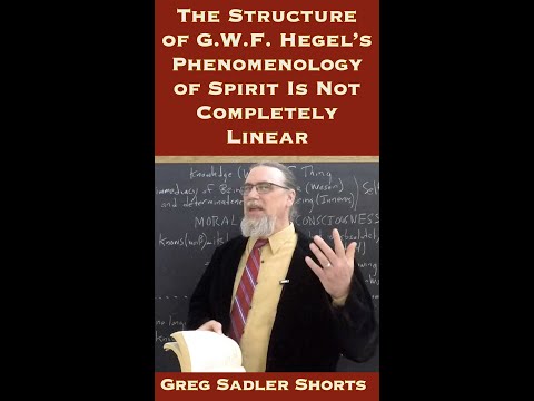 The Structure of GWF Hegel’s Phenomenology of Spirit Is Not Completely Linear | Philosophy Samples