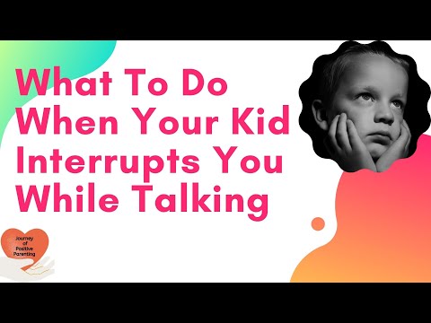 What To Do When Your Kid Interrupts You While Talking| Parenting Video| Parenting Tips