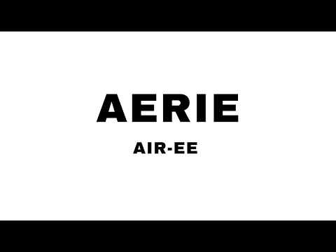 Aerie #shorts #short #pronunciation #vocabulary #gre #toefl #ielts