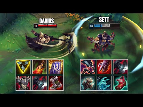 MATHEMATICALLY CORRECT SETT vs DARIUS FULL BUILD FIGHTS & Best Pentakills!