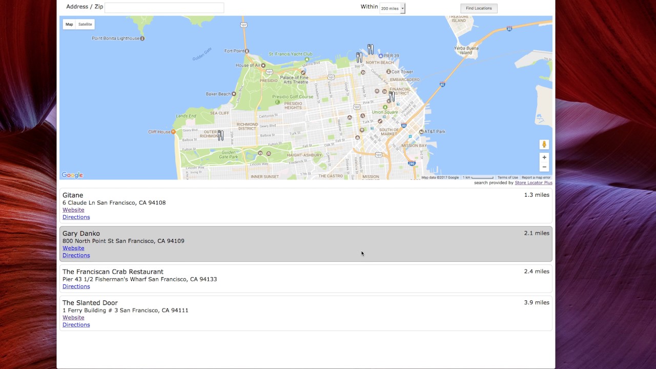 The Store Locator Plus Style Gallery