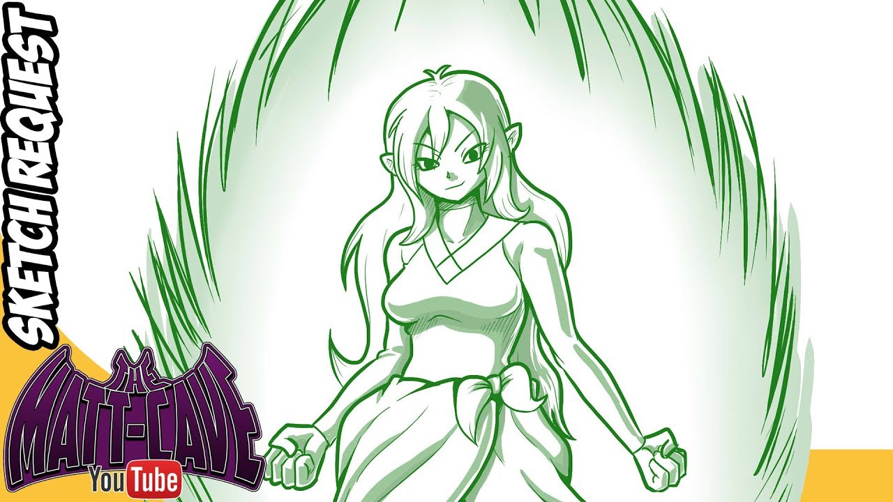 Sketch Request - OC Fusion Malisha in Gem Suit