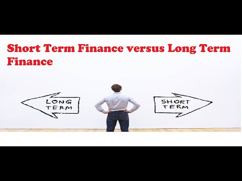 Short Term versus Long Term Funding
