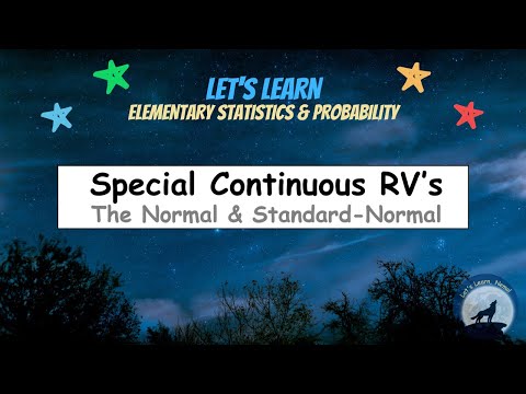 (PS17) The Normal and Standard-Normal PDF's