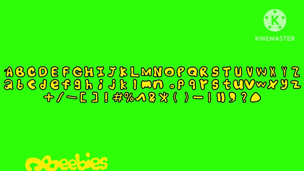 CBeebies font (link in description)
