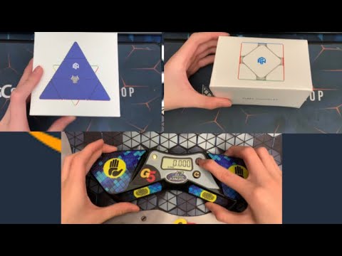 GAN Pyraminx & Skewb + G5 Timer & Mat Unboxing (Amazon)