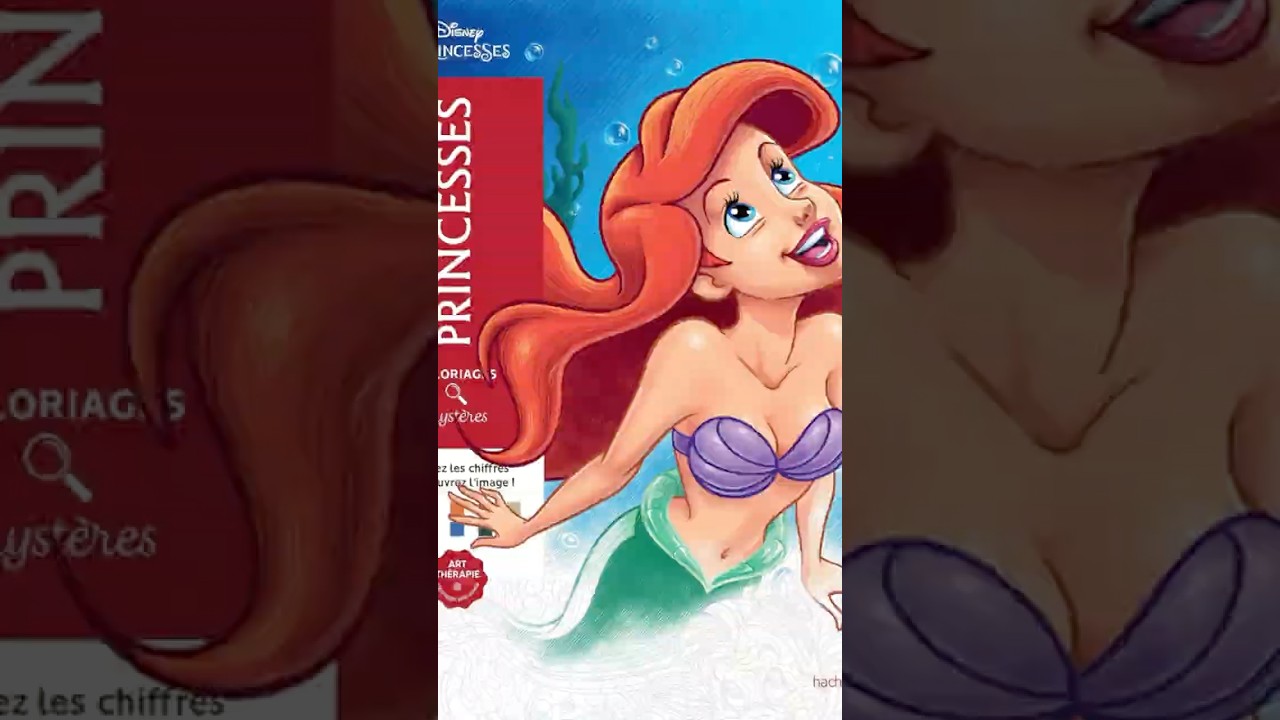 Disney - Princesses: coloring book  numbers
