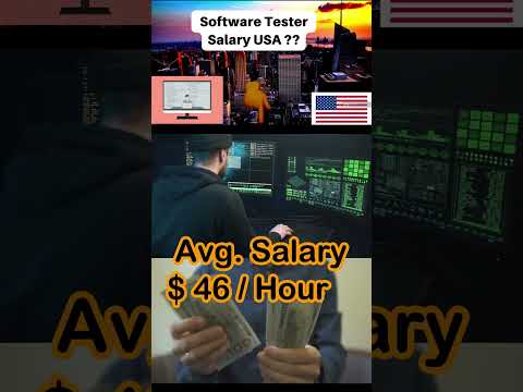 software quality tester salary in usa reality #shorts,#shortvideo