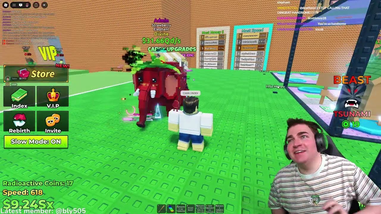 We got a STRAWBERRY ELEPHANT..