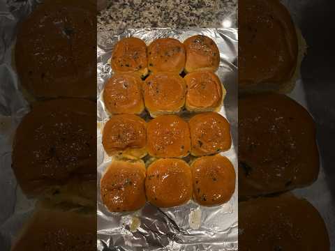 EASY CHEESE BURGER SLIDERS๐#dinner #yummy #food