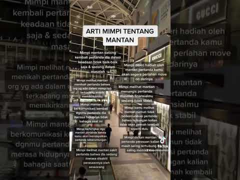 Arti mimpi tentang mantan #artimimpi #tafsirmimpi #mimpimantan #ramalantarothariini