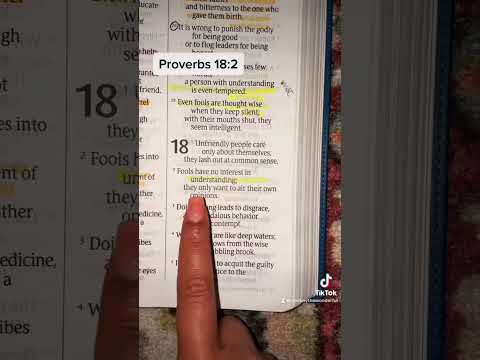 Proverbs 18:2 Add me on Tik Tok & Instagram! @Destinythewonderful #Destiny #Christian #Bible