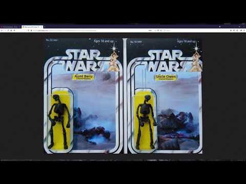 Uncle Owen Aunt Beru Star Wars in Fallout New Vegas with Action Figures!