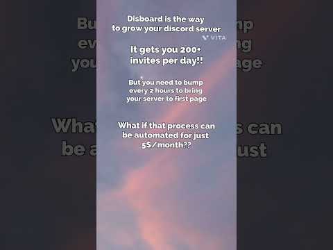 Grow Your Discord Server | Auto Bump On Disboard #discord #discordserver