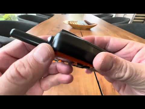 Walkie talkies with flashlight