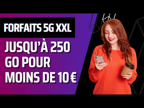 Bon plan forfait mobile 5G, début mai 2025, jusqu'à 250Go à moins de 10€ par mois