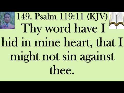 Psalm 119:11 (KJV)