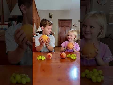Fruit #telepathy #challenge #kidsfun