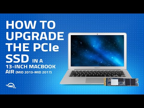 How to Upgrade the SSD in a 13-inch MacBook Air (Mid 2013 โ Mid 2017) MacBookAir6,2 MacBookAir7,2