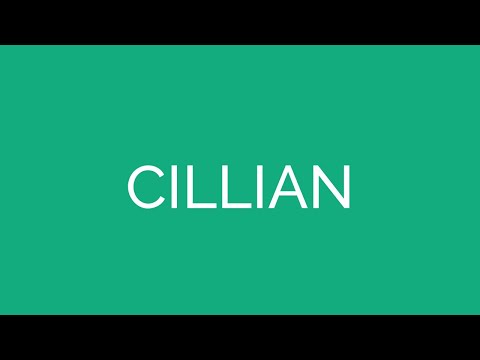 How To Pronounce Cillian