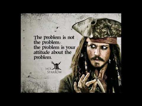 Captain Jack sparrow motivational quotes ♦Johnny Depp♦The pirates of the Caribbean movie