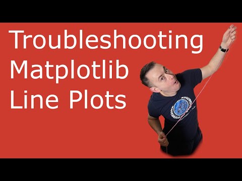 How to customize python matplotlib line charts. Full length troubleshooting video