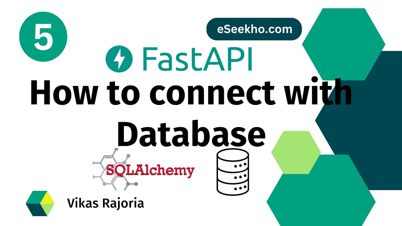 Connecting FastAPI to Database with SQLAlchemy ORM | FastAPI CRUD | API  series #5 | eSeekho