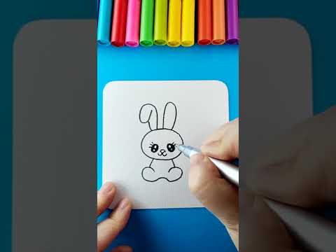 A Cute Bunny ???? | Easy Drawings
