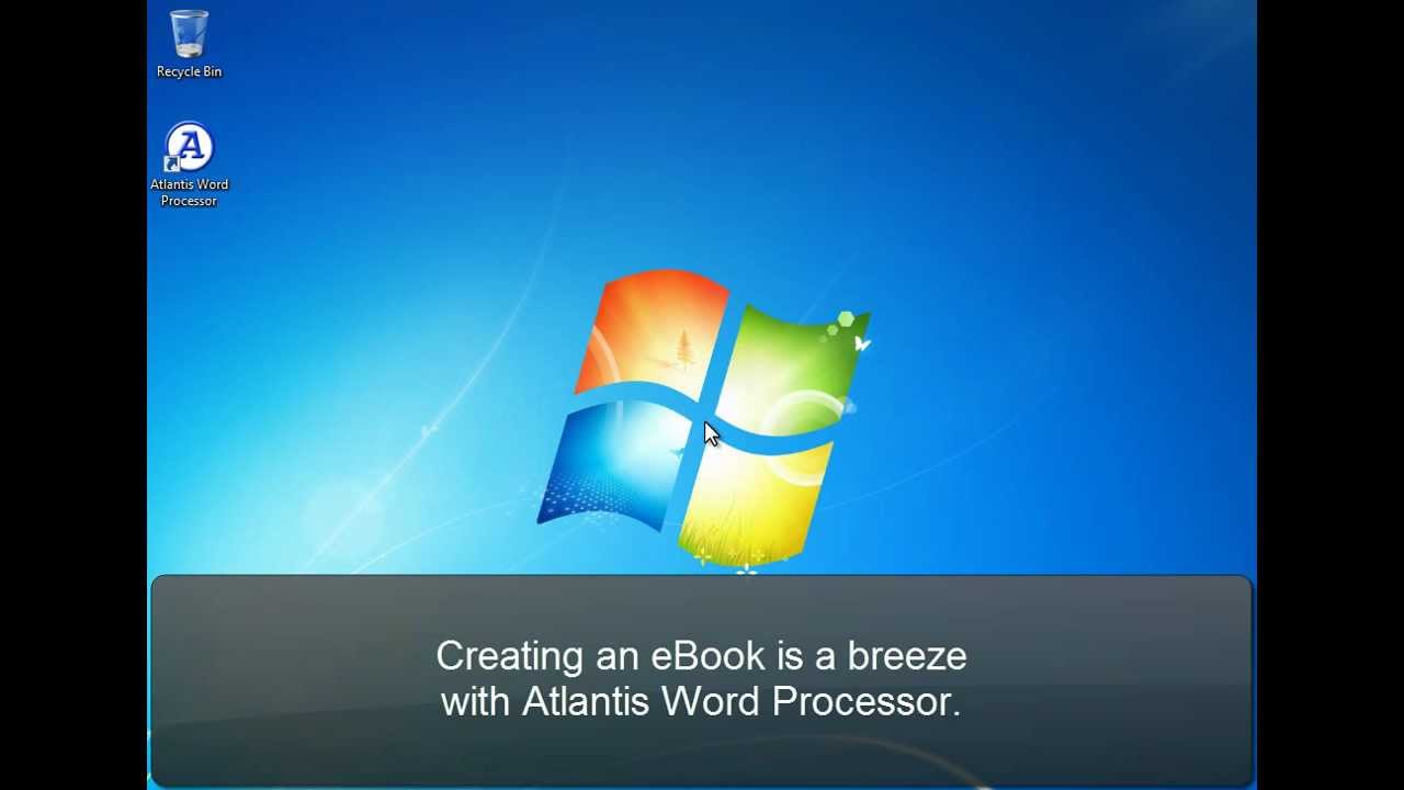 Atlantis Word Processor. Creating eBooks (Part 1). Introduction.