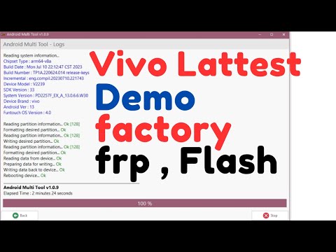 How To Unlock Vivo Phone ? Android Multi Tool - Vivo Demo , Reset , Frp , Flashing Best Tool