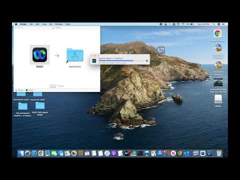 How to download Webex Teams onto an Apple computer.