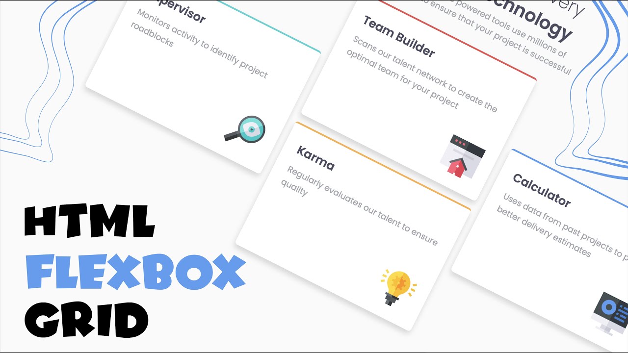 Four Card Feature Section - Frontend mentor HTML/CSS