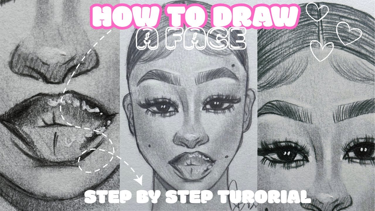 ₊˚⊹How To Draw a Face ₊˚⊹ | Beginner Friendly - Step By Step Tutorial