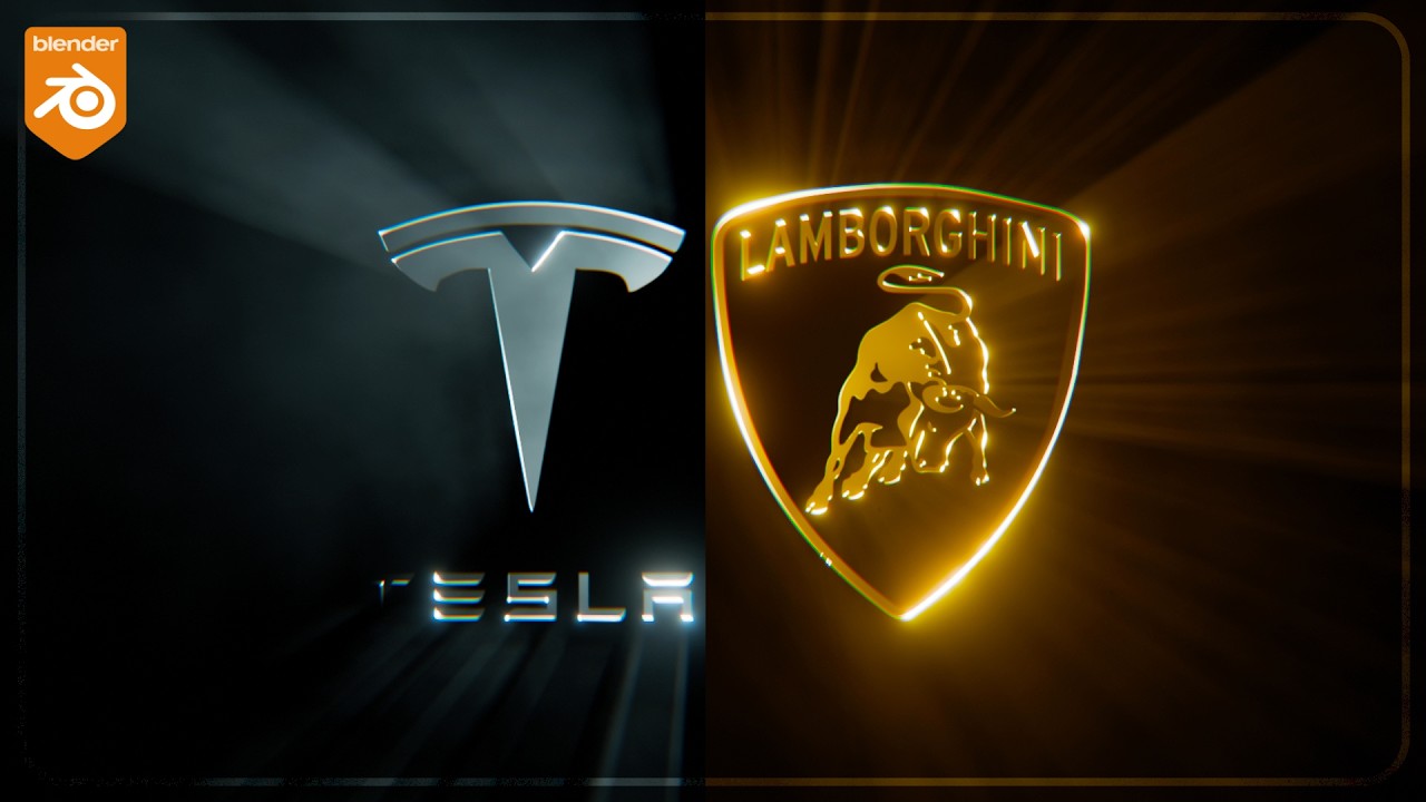 Volumetric Logo Reveal Animation in Blender 5.0