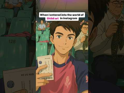 "Ghibli Vibes Only: Watch This Magical Art Come to Life!✨🎨" #shorts #trending #youtubeshorts #ghibli