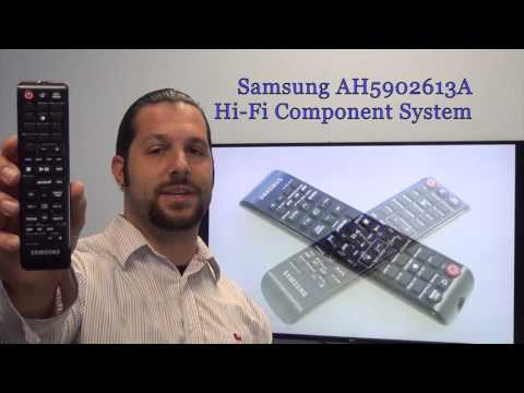 SAMSUNG AH5902613A HI-FI Component System Remote - www.ReplacementRemotes.com