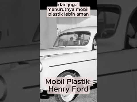 Mobil Plastik Henry Ford  #sejarahhariini #henryford