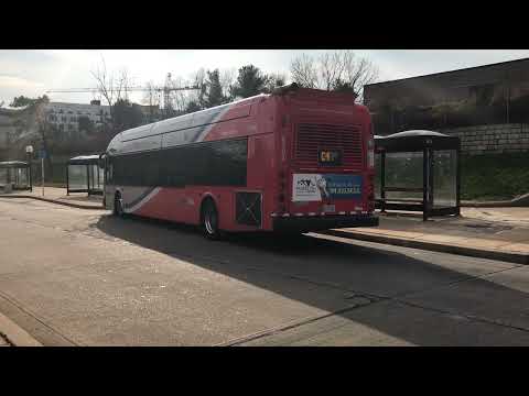 WMATA’s 2008 New Flyer DE40LFA #6384 Serving Route C4 at Twinbrook Metro Station (Now Retired)