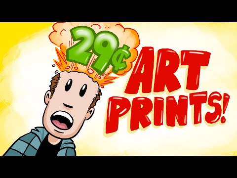 How To Make and Sell Cheap Art Prints Starting at 29 Cents!