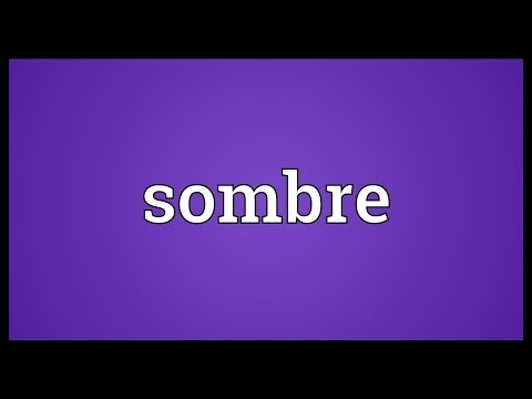 Sombre Meaning