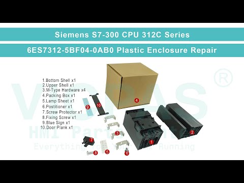 Siemens SIPLUS S7-300 CPU 312C 6ES7312-5BF04-0AB0 HMI Case Repair