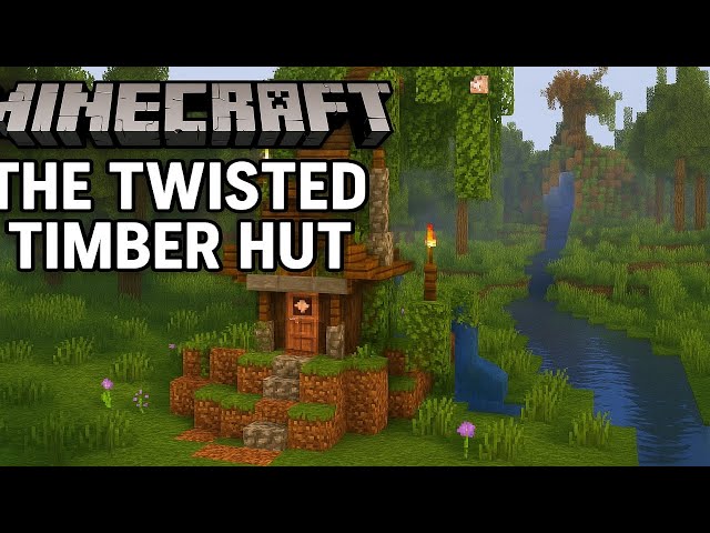 The Twisted Timber Hut | AmazeMC Minecraft Map